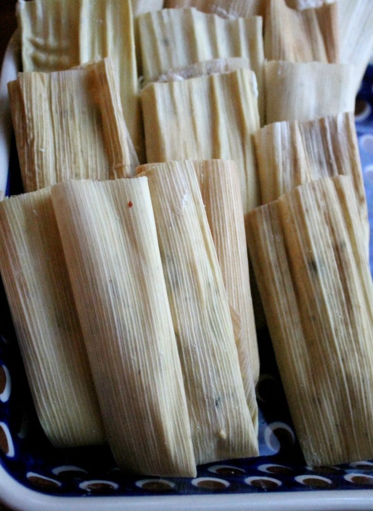 Jalapeño and Cheese Tamales (Rajas con Queso) + VIDEO