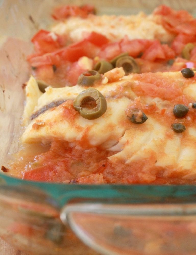 Pescado a la Veracruzana, or Veracruz-Style Fish