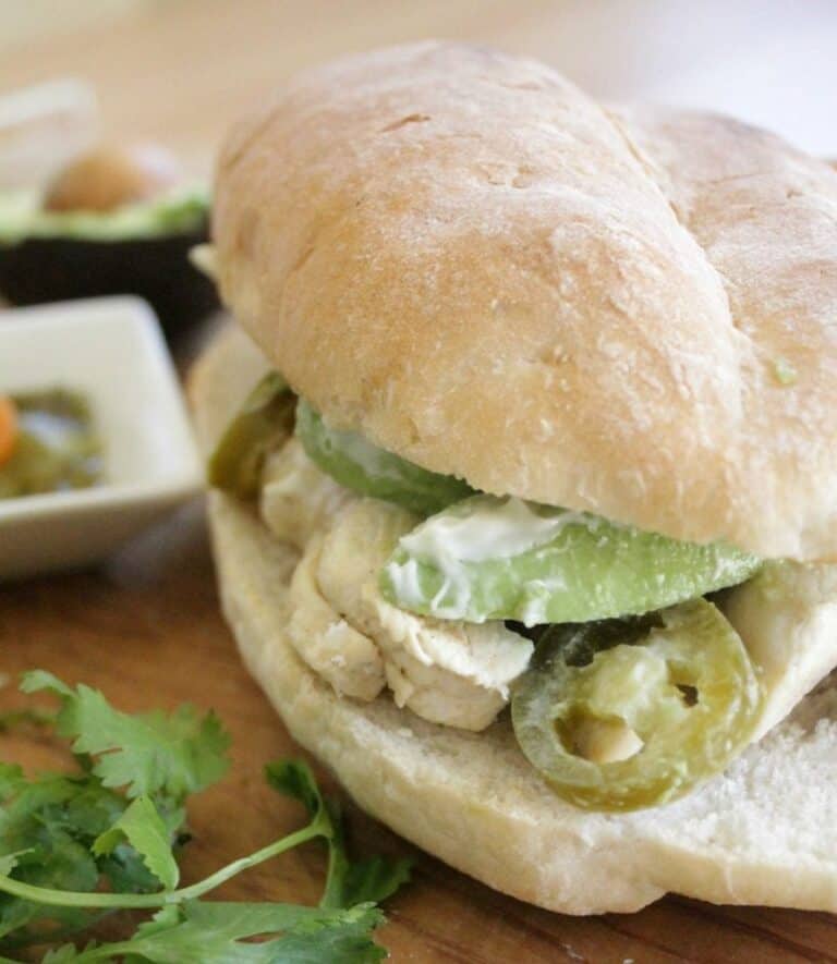 Chicken Torta (or Mexican Chicken Sandwich)