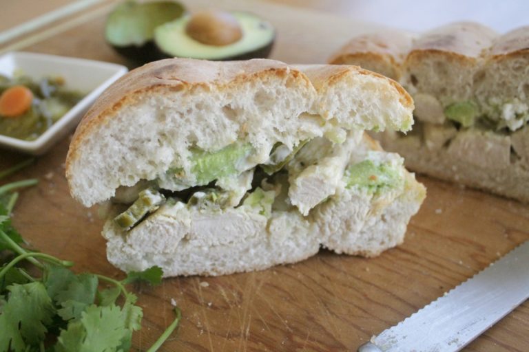 Chicken Torta (or Mexican Chicken Sandwich)