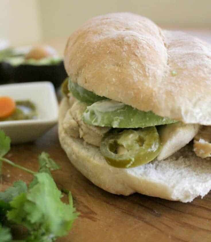 Mexican Chicken Torta (Torta de Pollo)