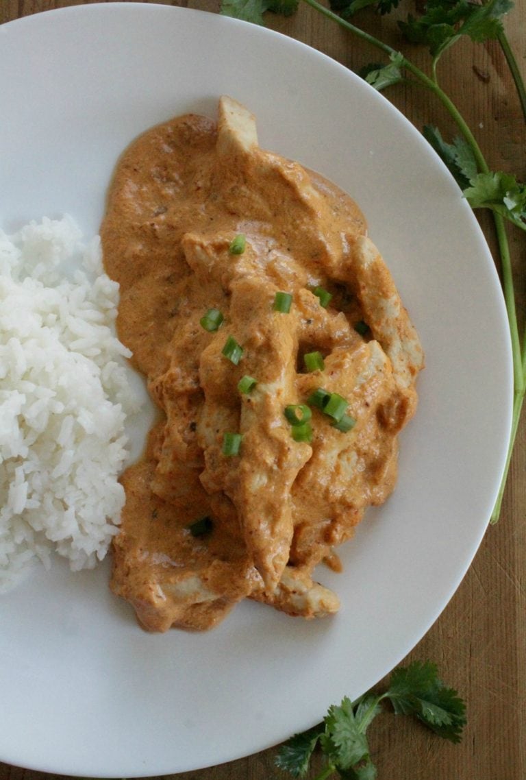 Chicken in Creamy Chipotle Sauce, or Pollo al Chipotle