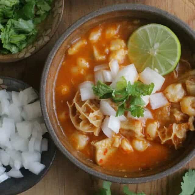 Pozole Blanco (Chicken Pozole) + VIDEO - Mamá Maggie's Kitchen