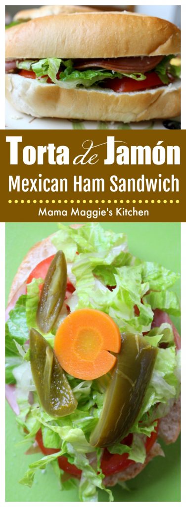 Torta de Jamón (Mexican Ham Sandwich)