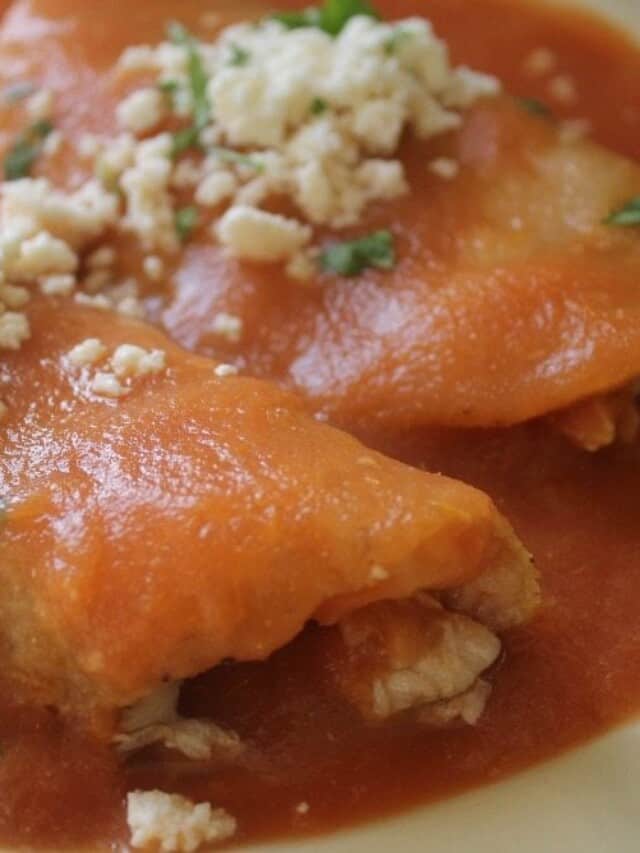 Chicken Entomatadas - Mamá Maggie's Kitchen