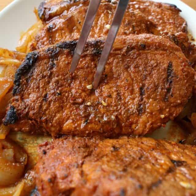 Grilled Pork Chops Adobo + VIDEO