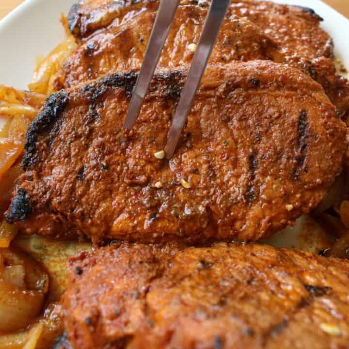 Grilled Pork Chops Adobo + VIDEO