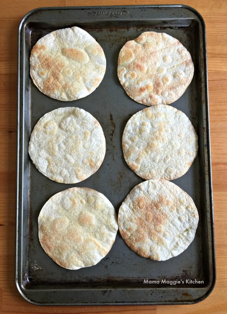 Homemade Tostada Shells | Mamá Maggie's Kitchen