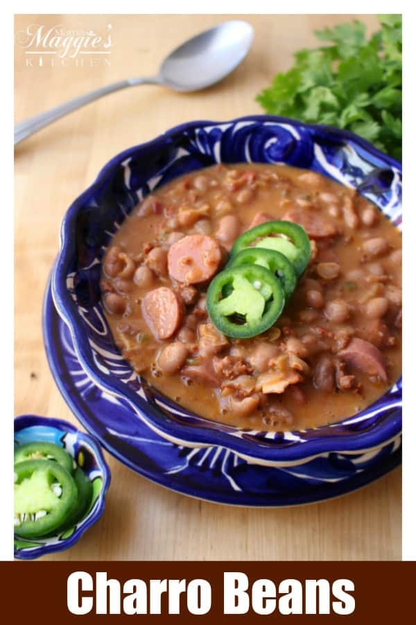 Charro Beans (Frijoles Charros) - Mamá Maggie's Kitchen