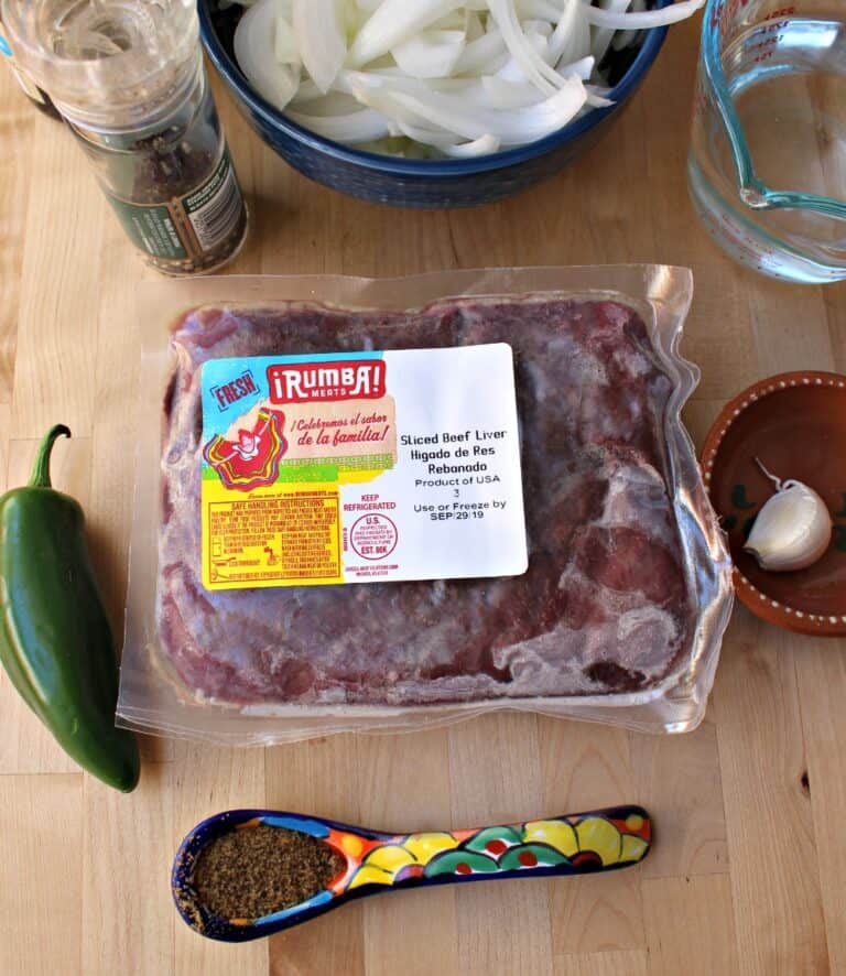 Hígado Encebollado (Mexican Liver and Onions) - Mamá Maggie's Kitchen