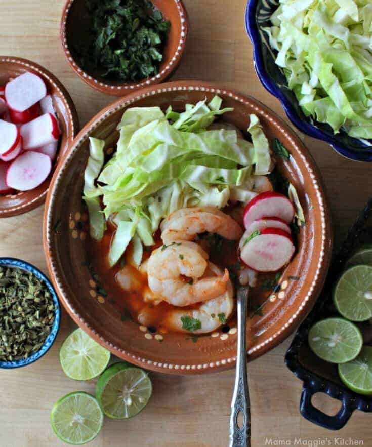 Shrimp Pozole - Mamá Maggie's Kitchen