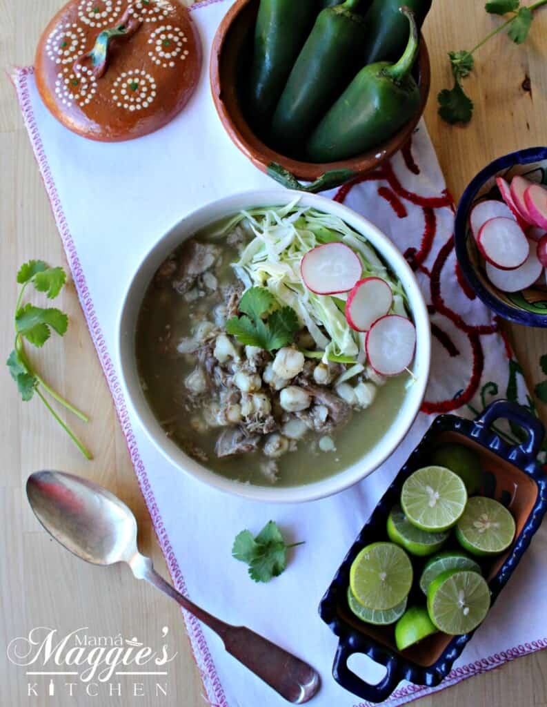 Instant Pot Pozole Verde - Mamá Maggie's Kitchen