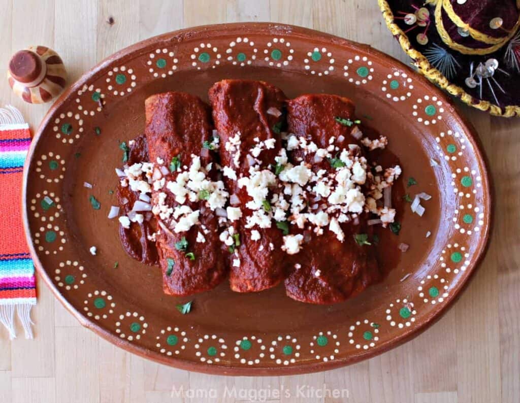 Enchiladas Rojas (or Red Enchiladas) - Mamá Maggie's Kitchen