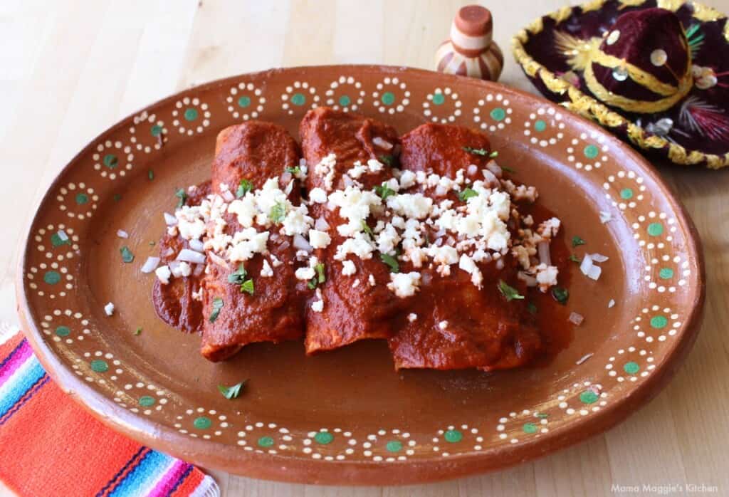 Enchiladas Rojas (or Red Enchiladas) - Mamá Maggie's Kitchen