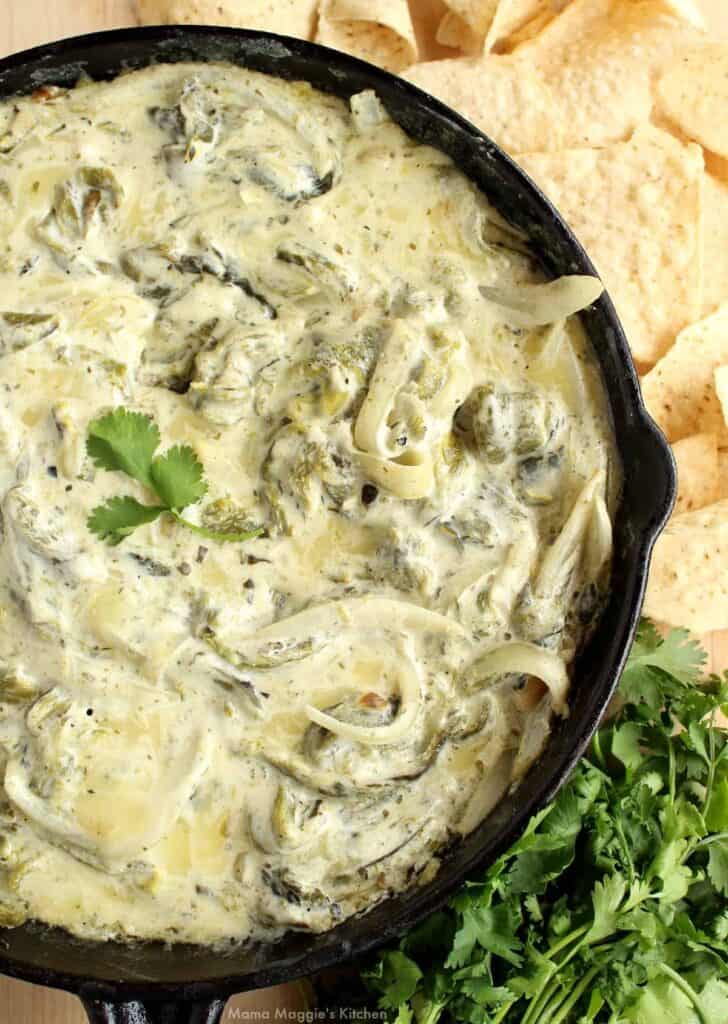 Rajas con Crema (Roasted Poblanos in Cream Sauce)
