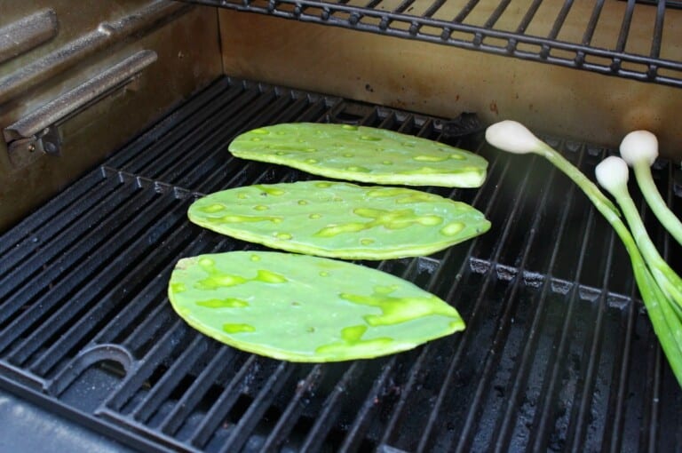 Nopales Asados (Grilled Cactus) - Mamá Maggie's Kitchen