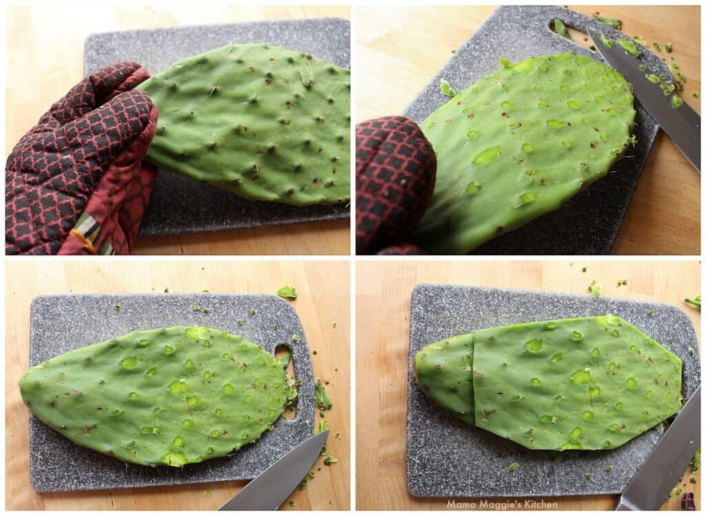 Nopales Asados (Grilled Cactus) - Mamá Maggie's Kitchen