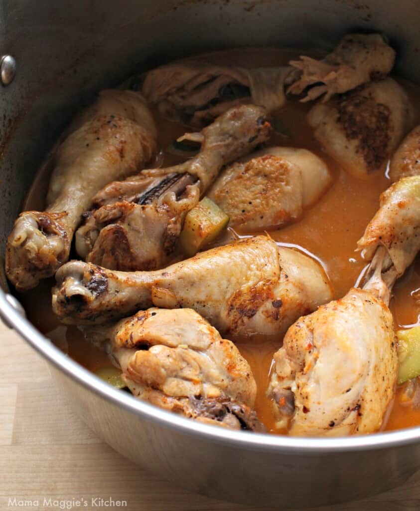 Chicken in Guajillo Sauce - Mamá Maggie's Kitchen