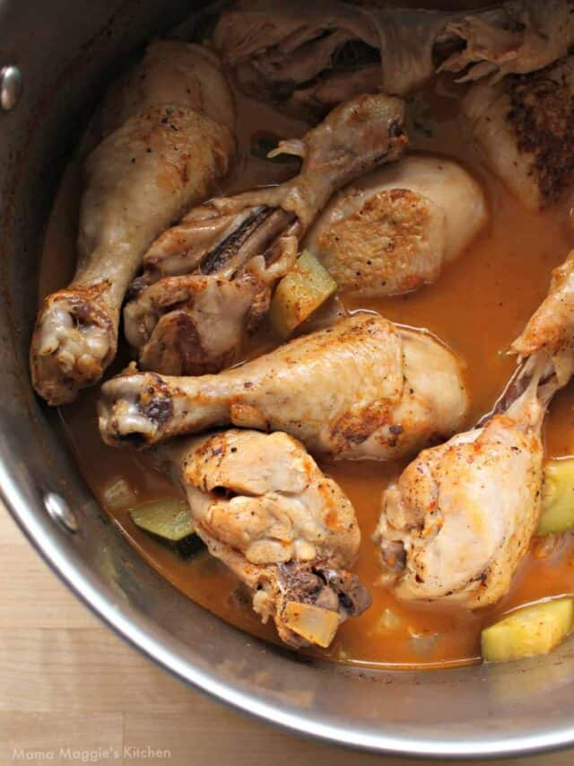 Chicken in Guajillo Sauce - Mamá Maggie's Kitchen