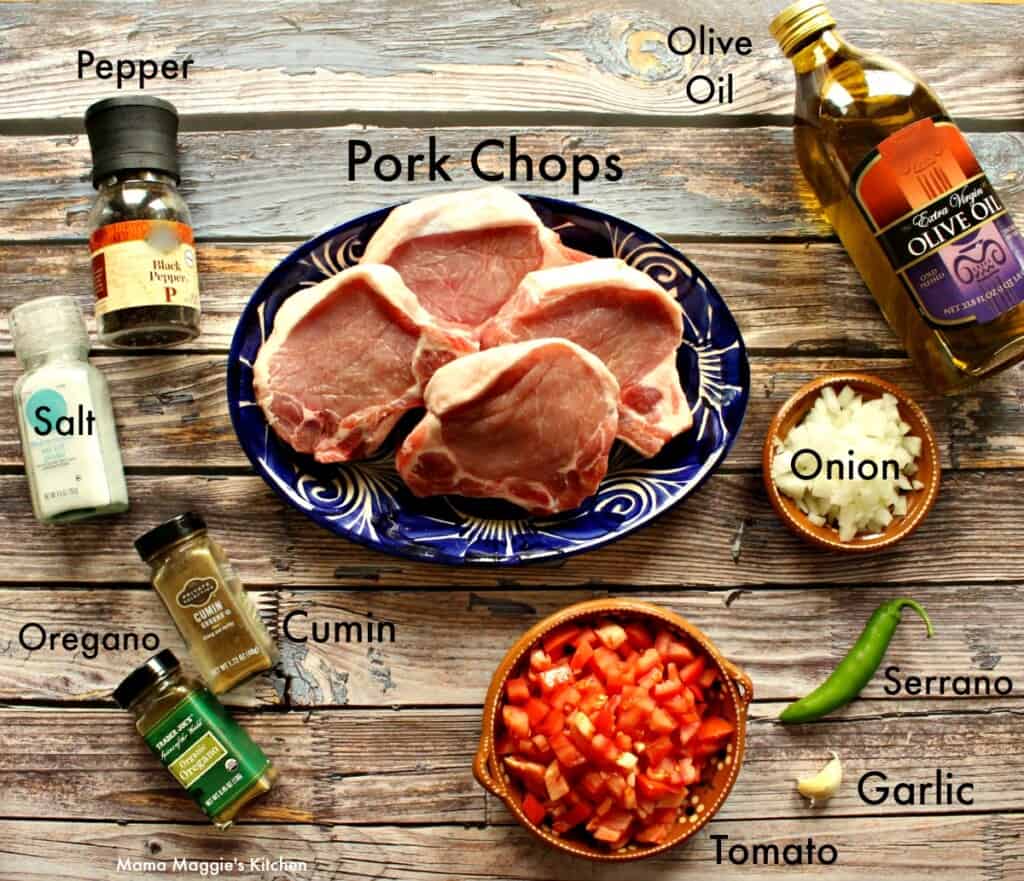 Chuletas a la Mexicana (Mexican-Style Pork Chops) - Mamá Maggie's Kitchen