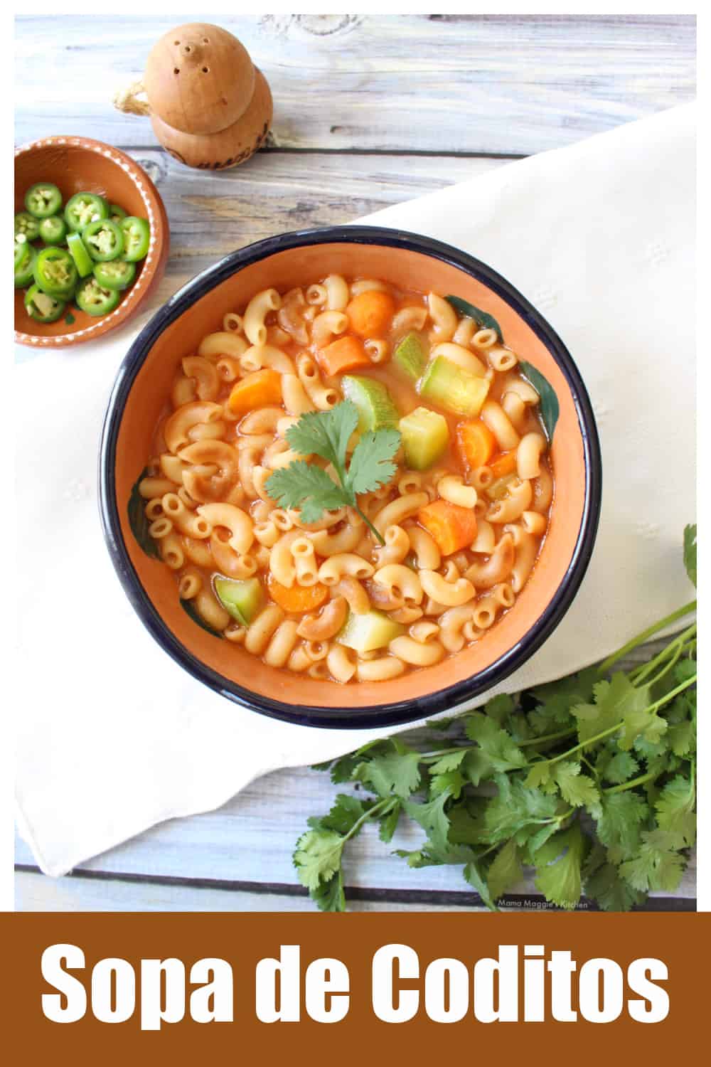 Sopa de Coditos - Mamá Maggie's Kitchen