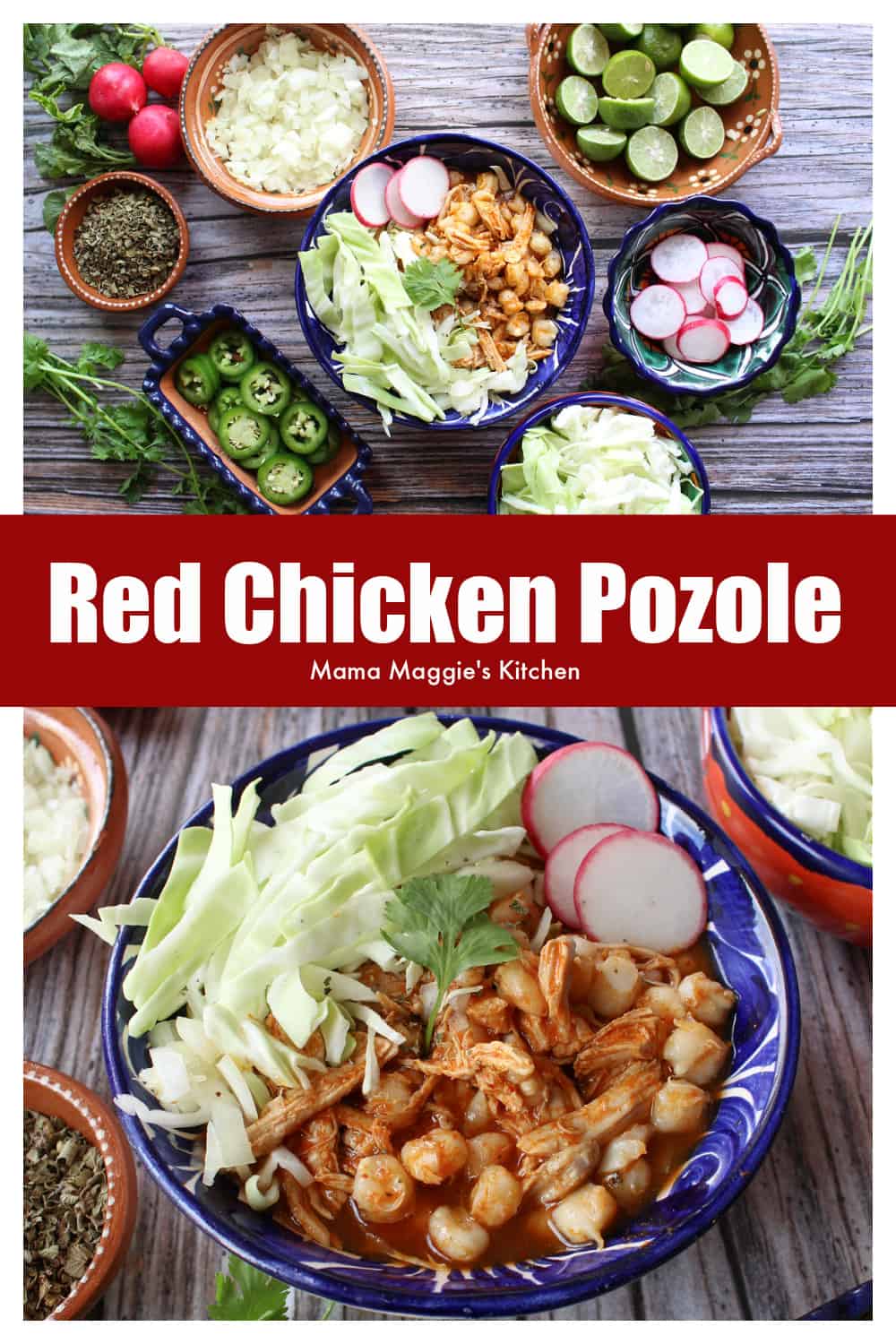Red Chicken Pozole - Mamá Maggie's Kitchen