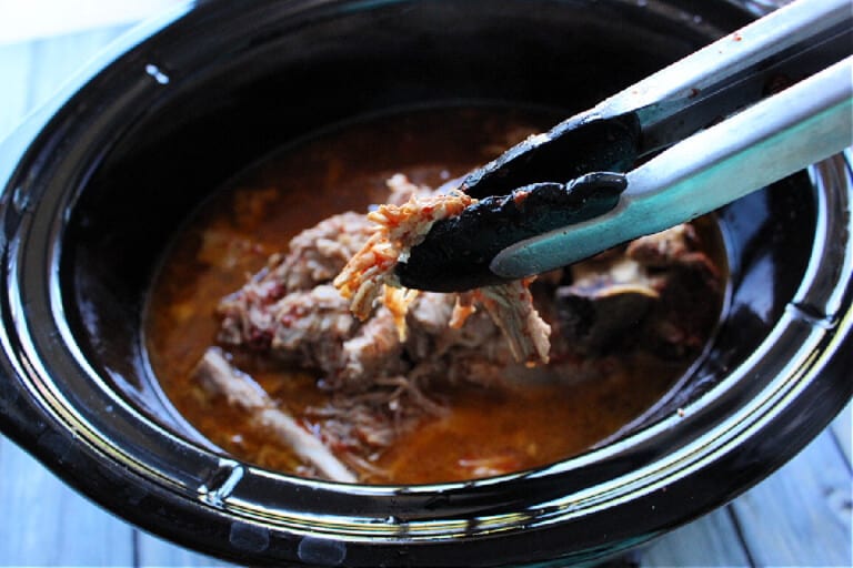 Slow Cooker Guajillo Pork Tacos - Mamá Maggie's Kitchen