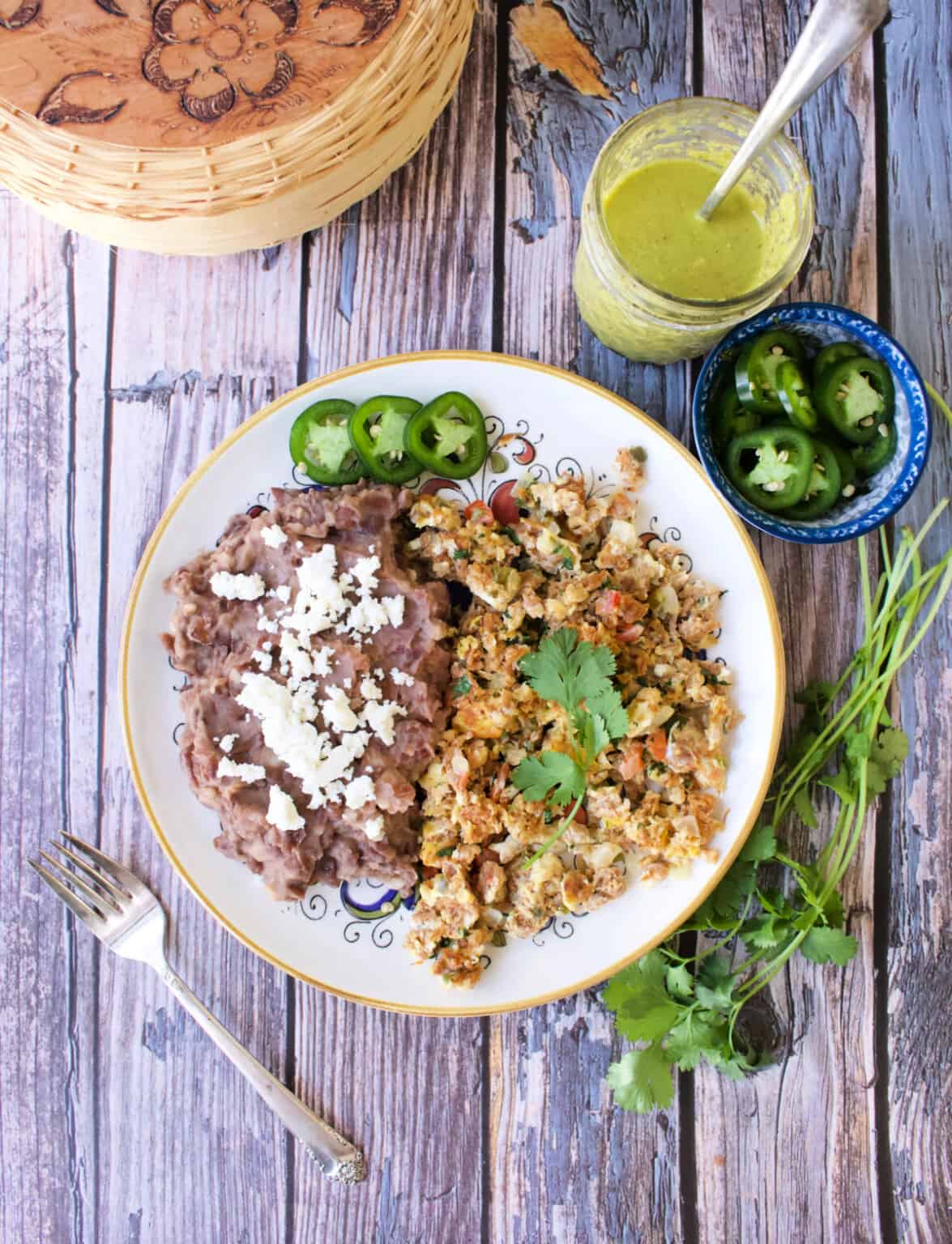 Machaca con Huevos