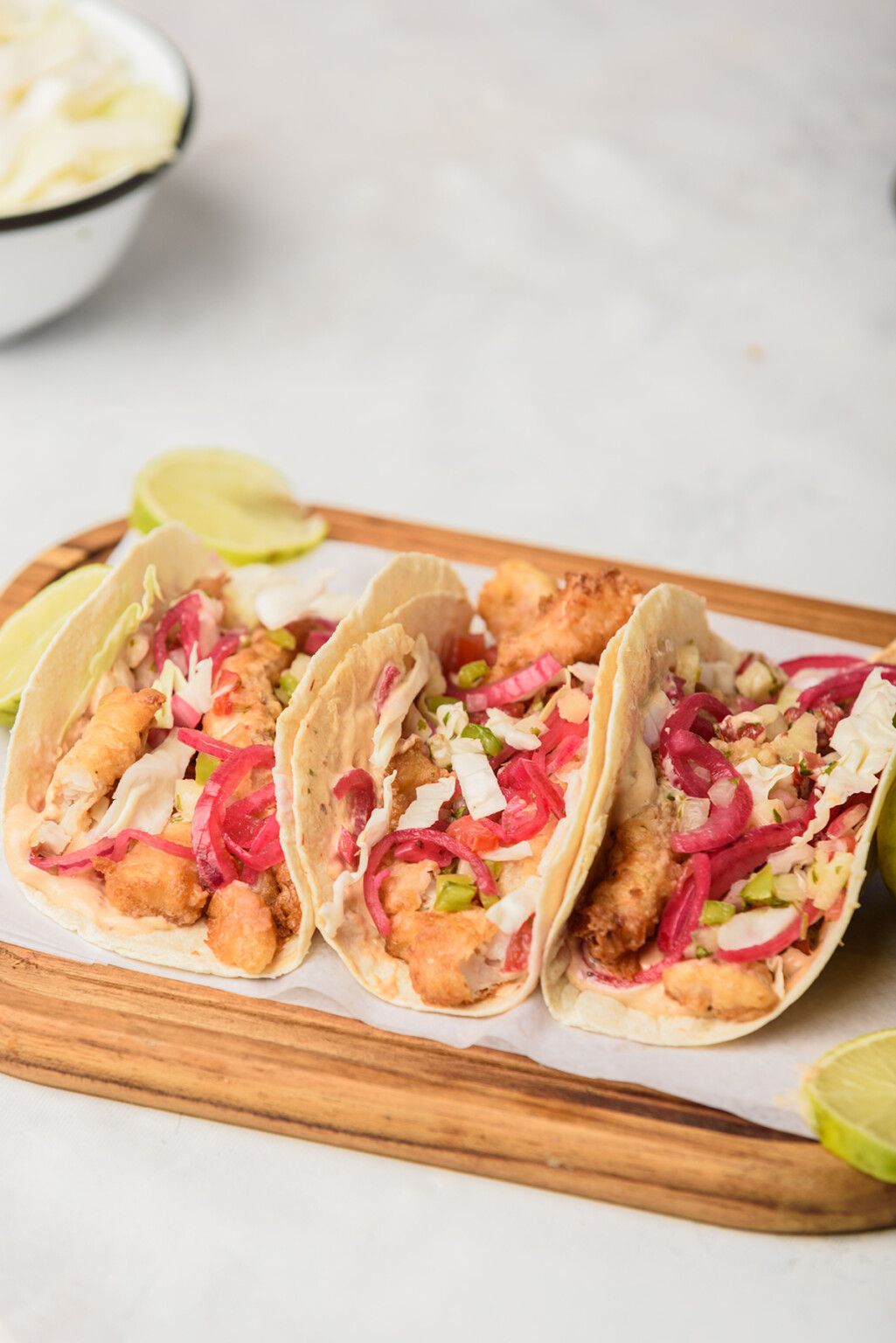 Tacos de Pescado (Ensenada Fish Tacos)