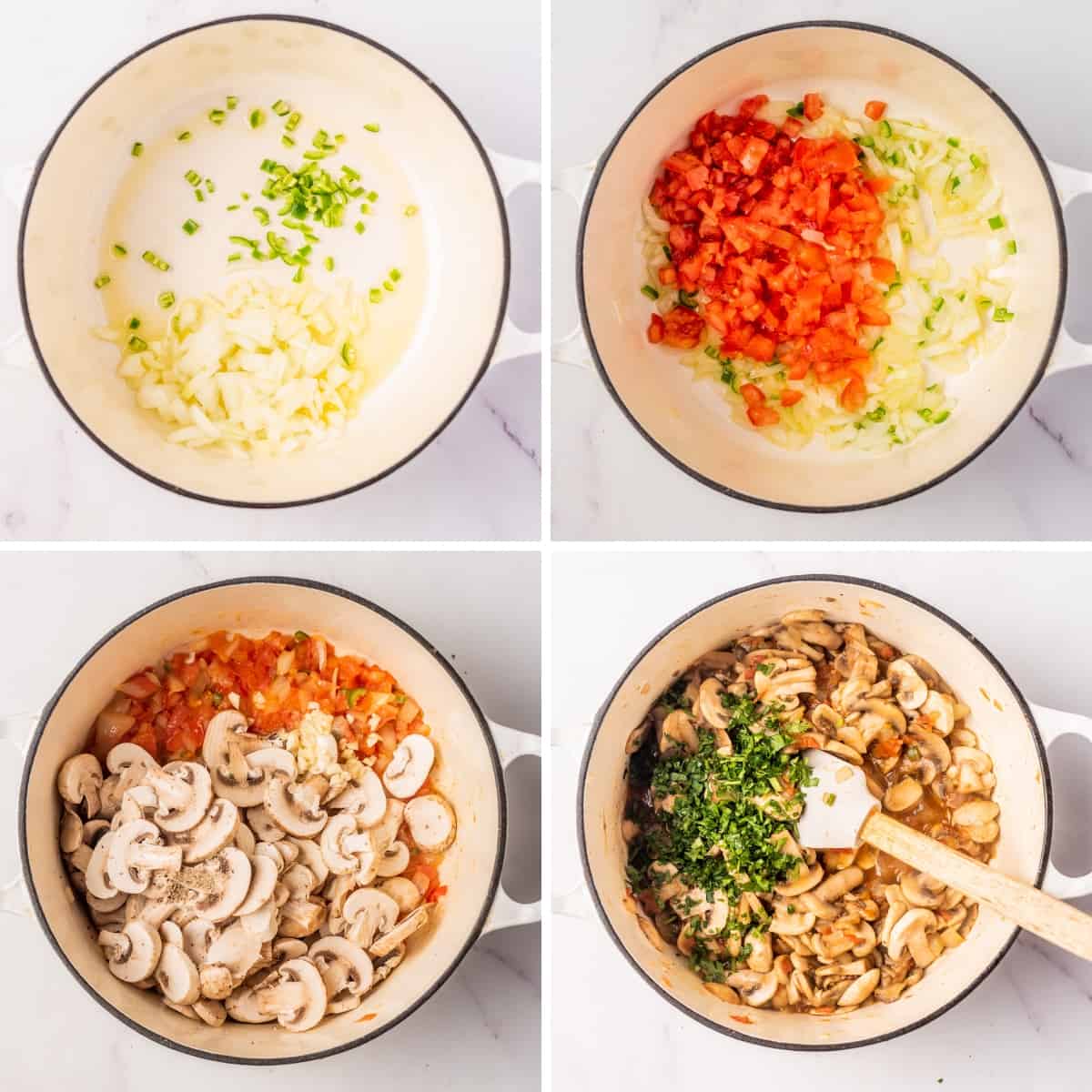 Champiñones a la Mexicana