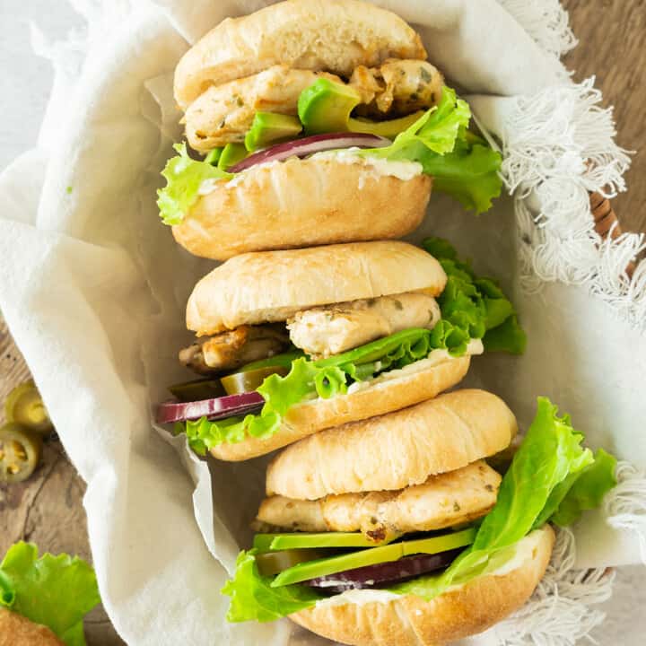 Mexican Chicken Torta (Torta de Pollo)