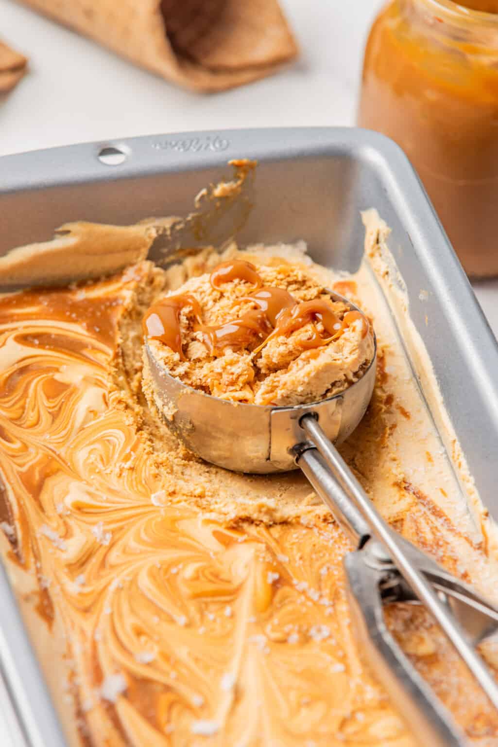 Dulce de Leche Ice Cream - Mamá Maggie's Kitchen