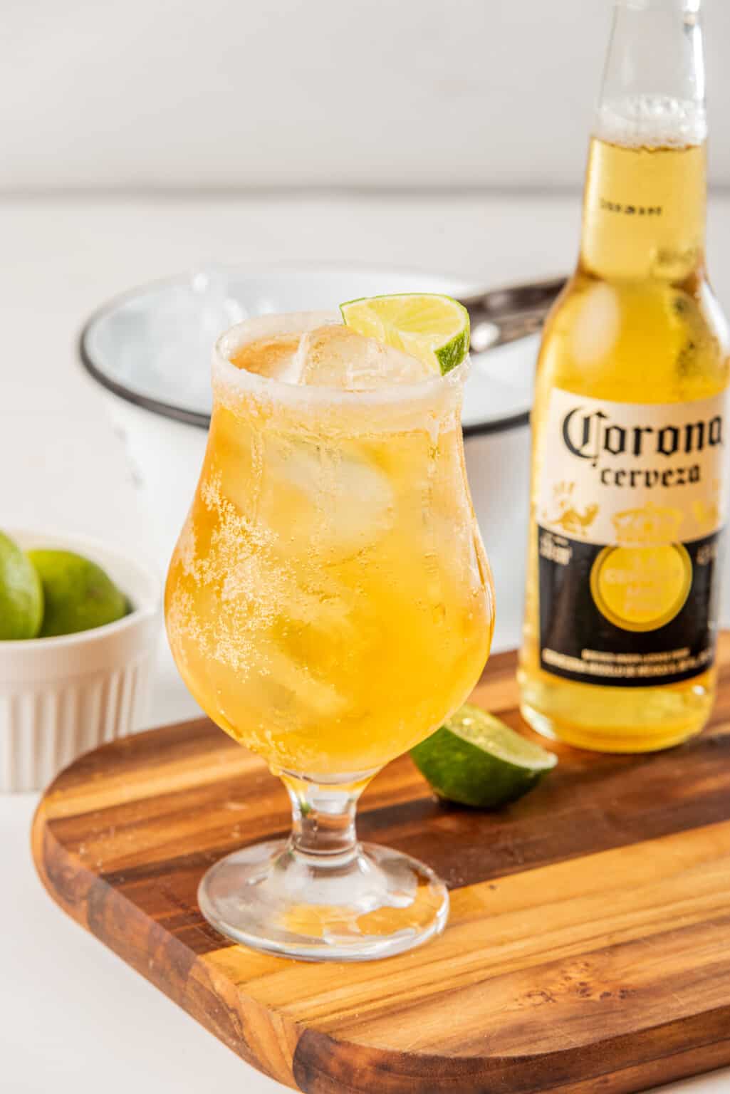 Chelada (Mexican Beer Cocktail)