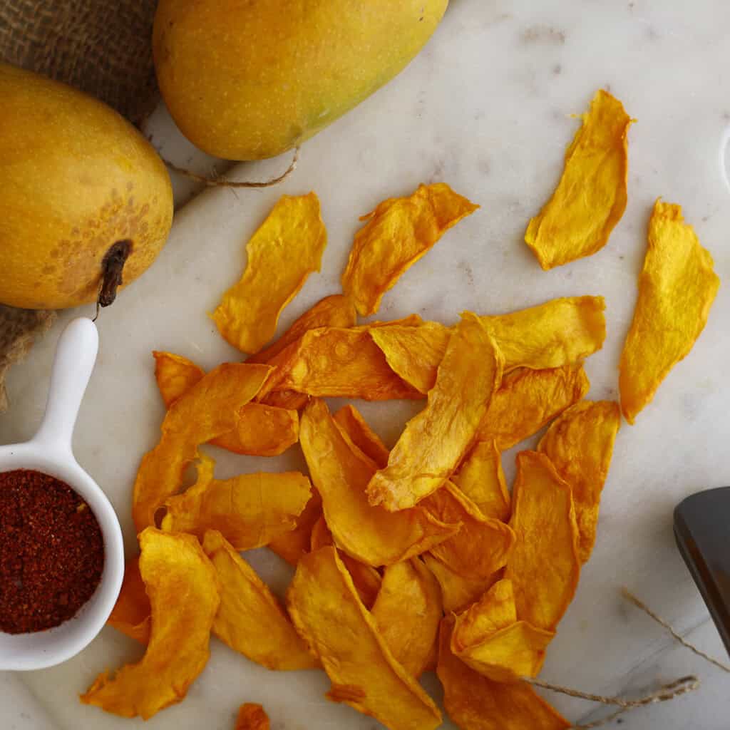 Dried Mango Recipe With Chili - Mamá Maggie's Kitchen