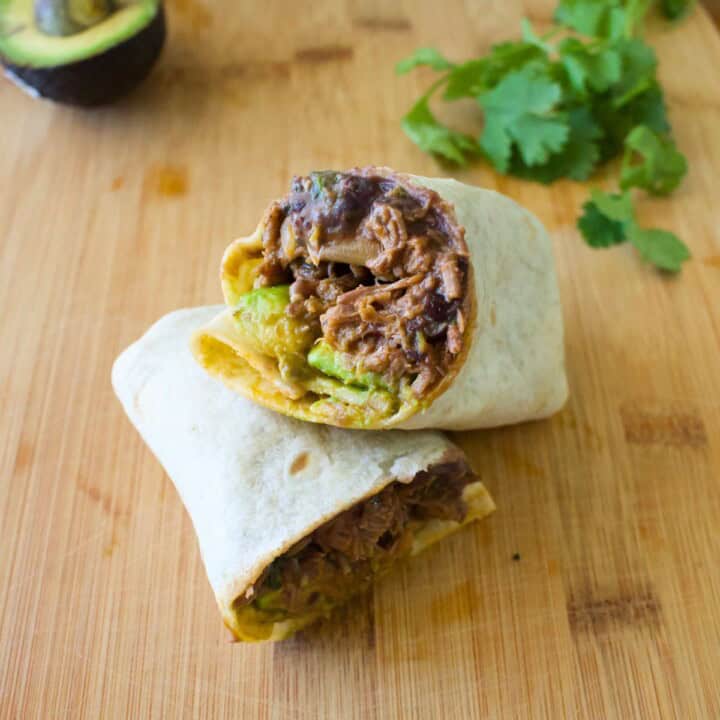 Shredded Beef Burritos (Instant Pot) - Mamá Maggie's Kitchen