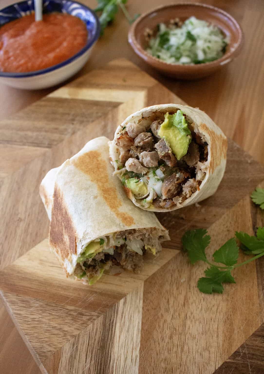 Carnitas Burrito - Mamá Maggie's Kitchen