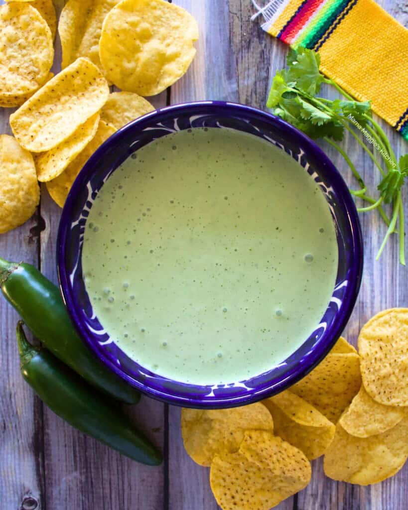 Cilantro Lime Crema Recipe - Mamá Maggie's Kitchen