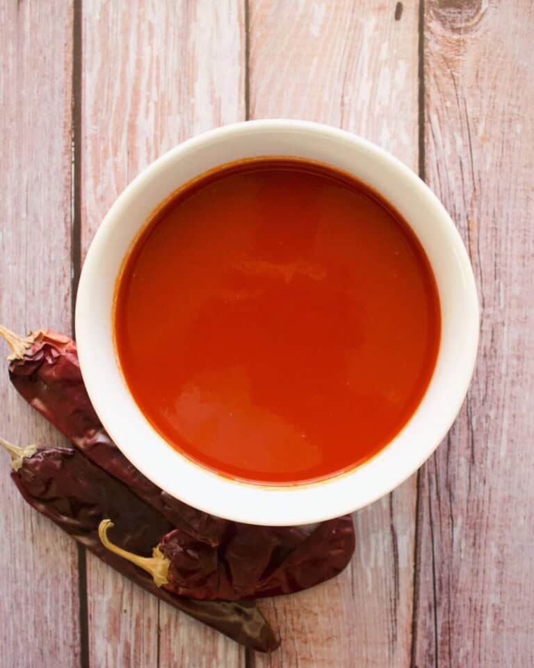 Chile Guajillo Sauce - Mamá Maggie's Kitchen