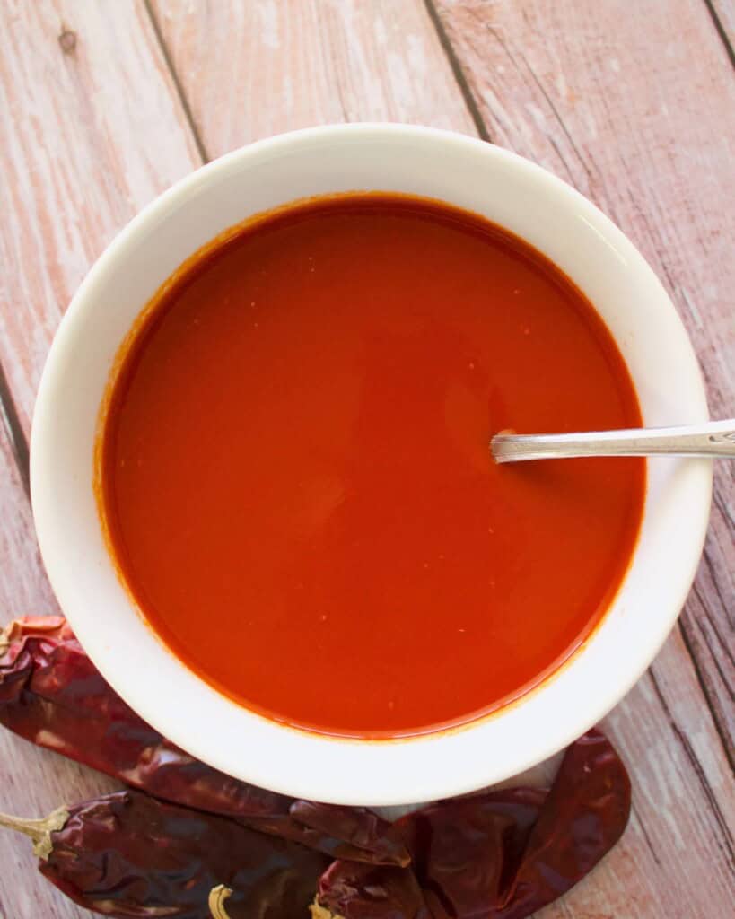 Chile Guajillo Sauce - Mamá Maggie's Kitchen