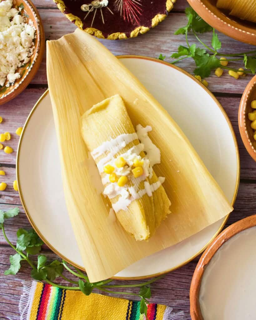 Easy Tamales de Elote (Sweet Corn Tamales)