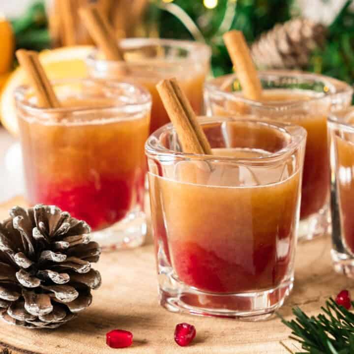 Christmas Ginger Syrup Cocktail - Mamá Maggie's Kitchen
