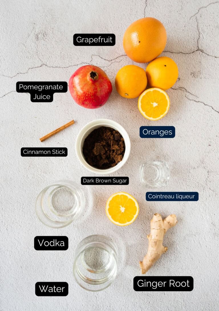 Christmas Ginger Syrup Cocktail - Mamá Maggie's Kitchen