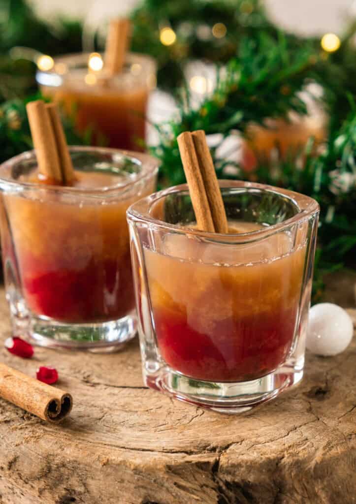 Christmas Ginger Syrup Cocktail - Mamá Maggie's Kitchen
