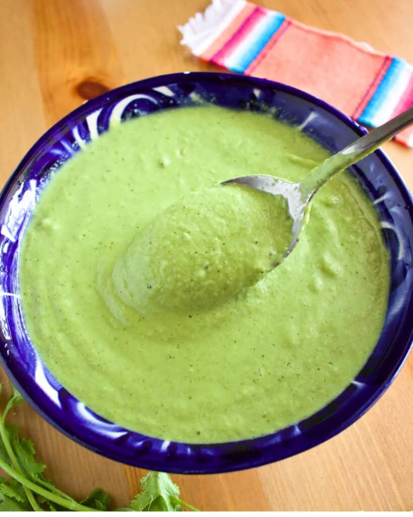 Poblano Cream Sauce - Mamá Maggie's Kitchen