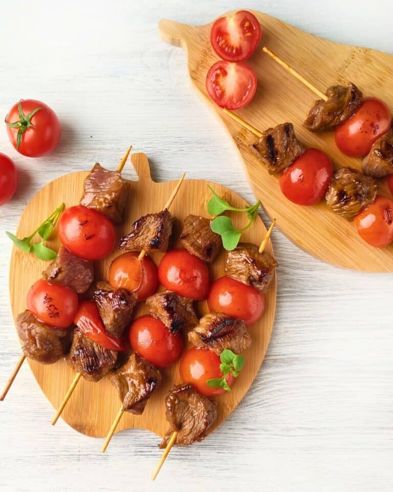 Ancho BBQ Steak Skewers - Mamá Maggie's Kitchen