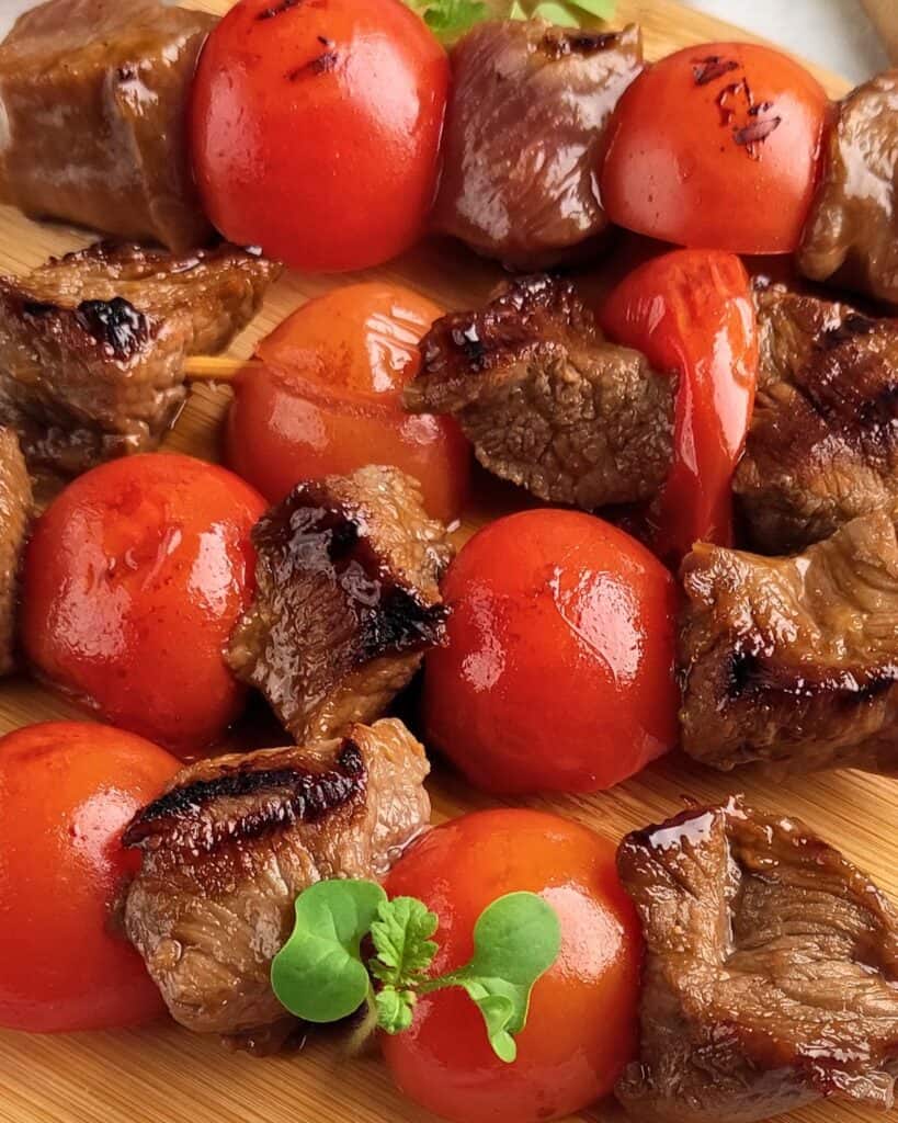 Ancho BBQ Steak Skewers - Mamá Maggie's Kitchen