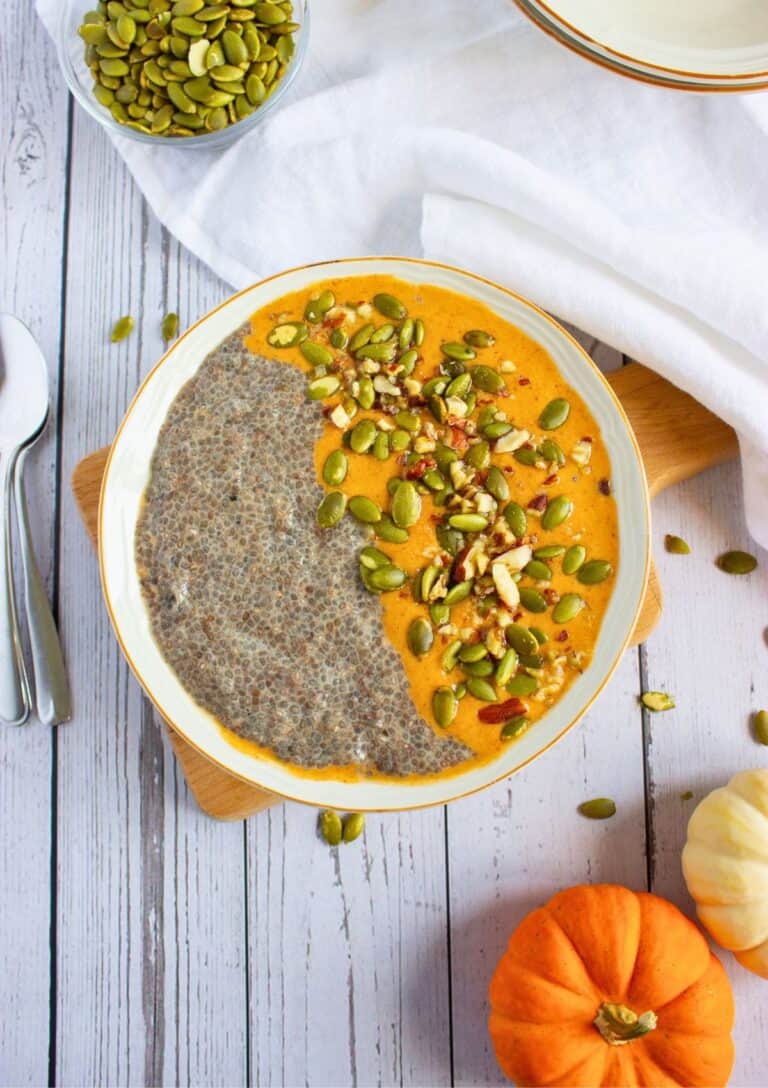 Pumpkin Chia Seed Pudding - Mamá Maggie's Kitchen